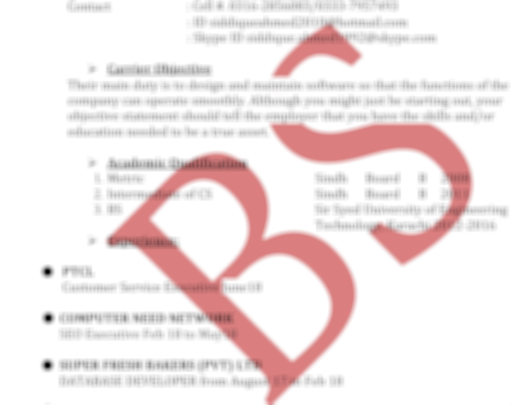ReallyVirtual » Blog Archive » Résumé Rejection Reasons – An ...